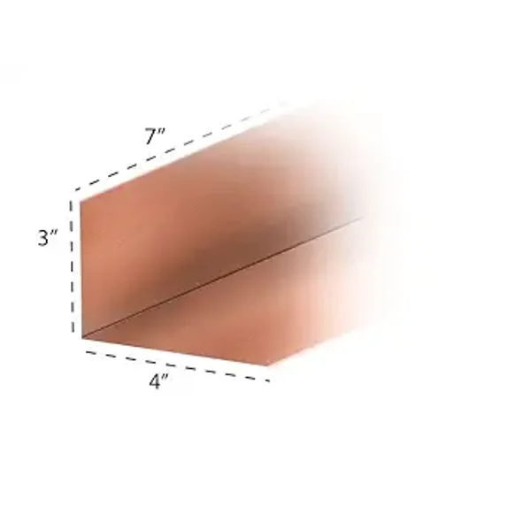 RDP Copper Step Flashing (25 Piece Bundle) (4” x 4” x 12”) - Walmart.com