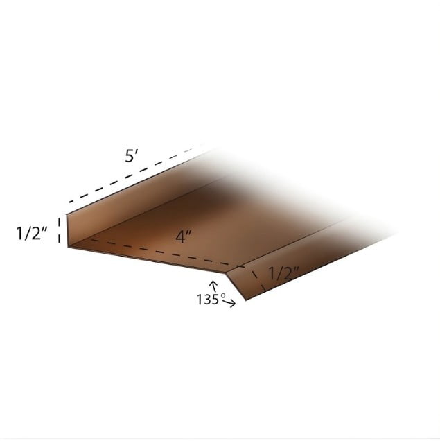 RDP Counter Flashing (10 Piece Bundle) (Brown) - Walmart.com