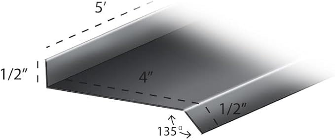 RDP Counter Flashing (10 Piece Bundle) (Galvanized) - Walmart.com