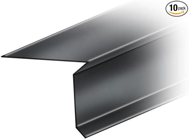 RDP D-Style Drip Edge (1.75" x 2.75" x 5', Black) - Walmart.com