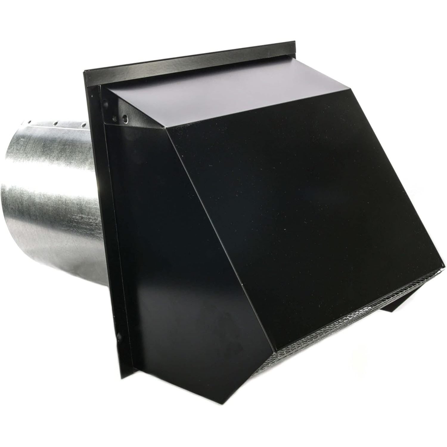 RDP Hooded Wall Vent with Screen and Damper (8 Inch, Black) - Walmart.com