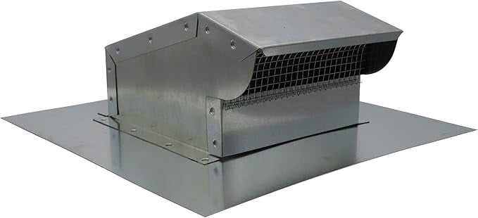 RDP Rooftop Exhaust Vent Cap with Damper (6 Inch, Galvanized) - Walmart.com