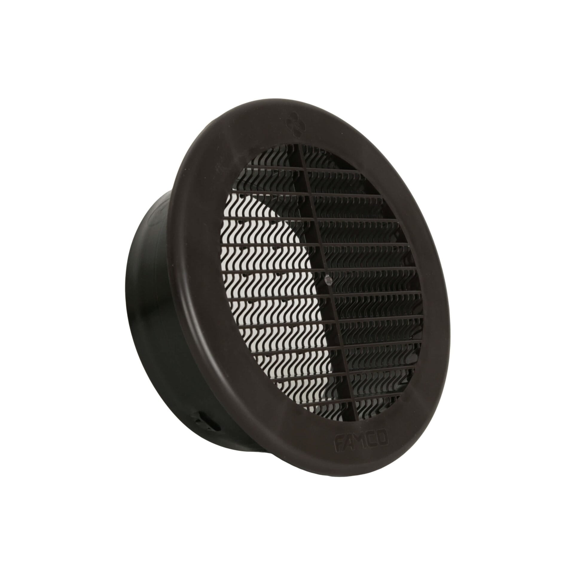 FAMCO Round Plastic Soffit/Under Eave Vent (6 in.) (Brown) - Walmart.com
