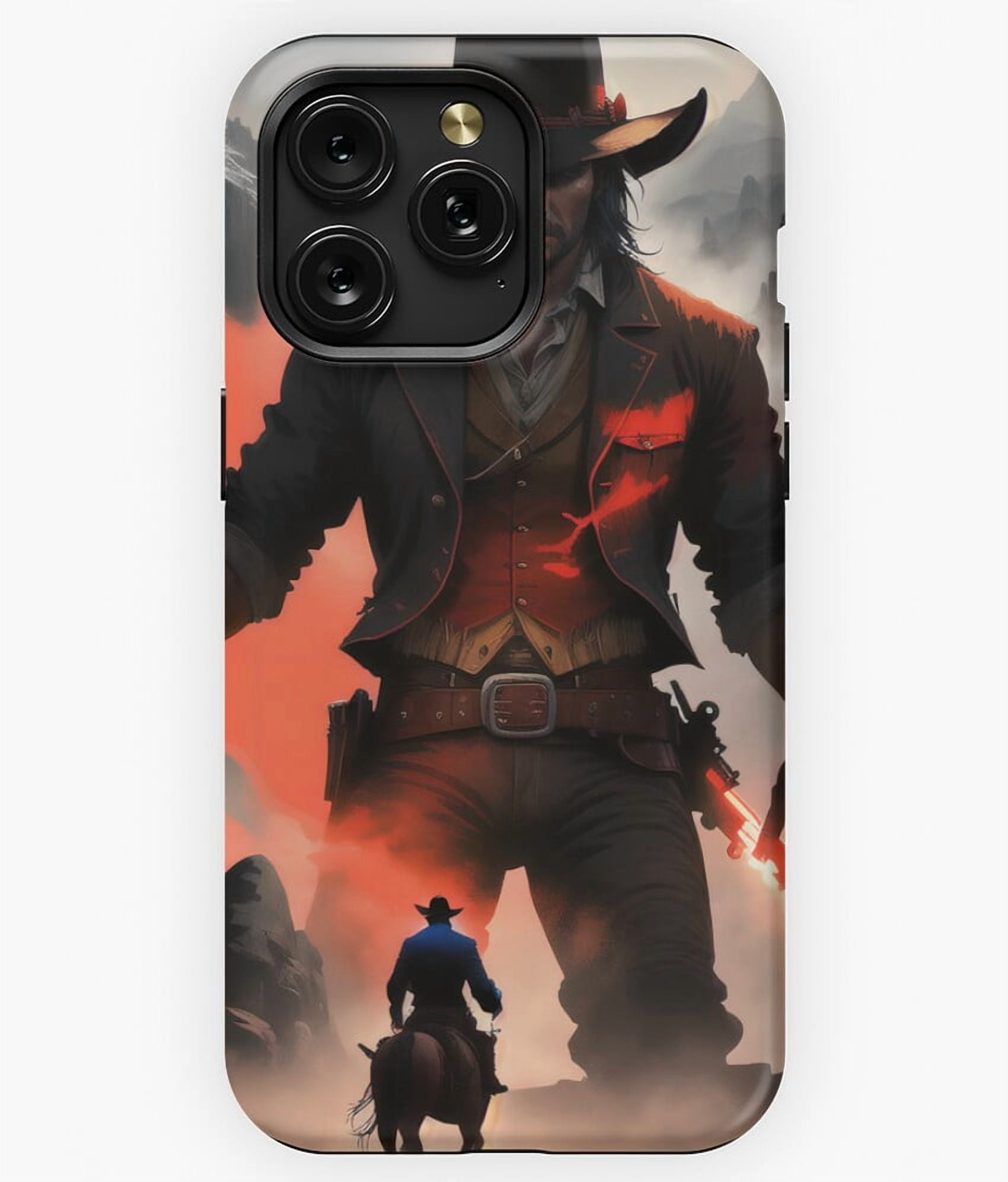 RDR2 Road to Blackwater Art M2513 Phone Case for iPhone 17 16 15 14 13 ...