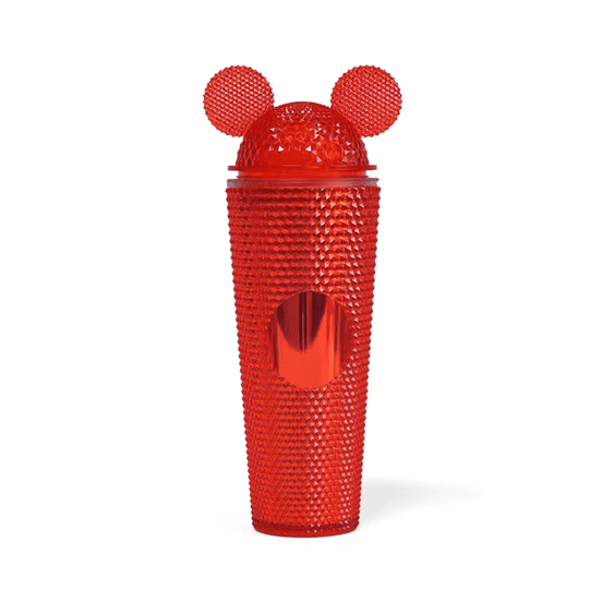 RDRKR 24 Oz Mickey BPA Free Plastic Double Wall Studded Water Cup ...