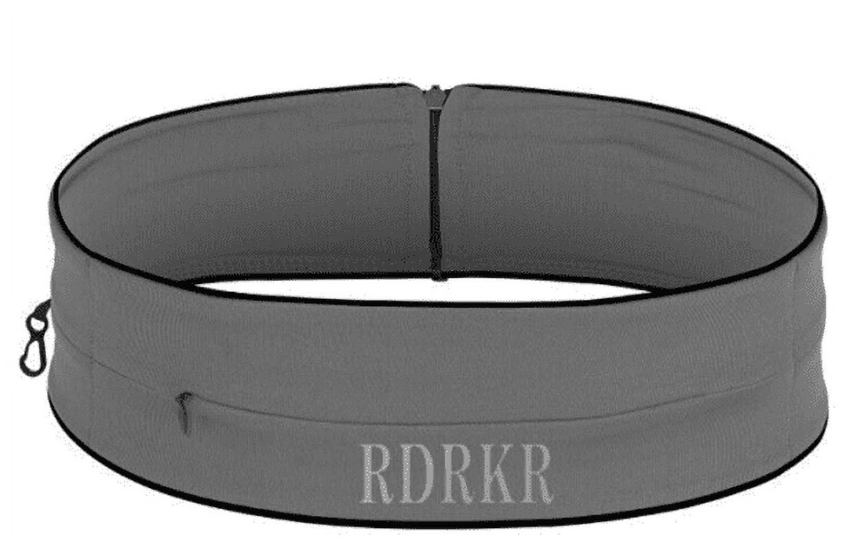 RDRKR FlexiStash Spandex Elastic Fitness Waist Belt Running Belt Fanny ...