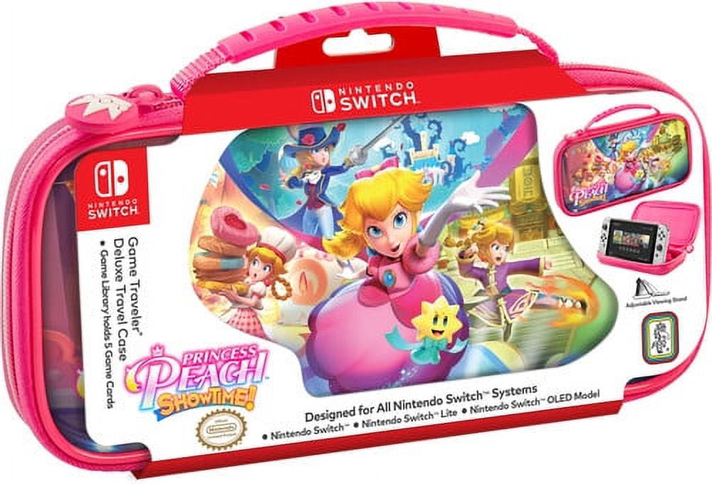 RDS Game Traveler Deluxe Princess Peach ShowTime Travel Case, for ...