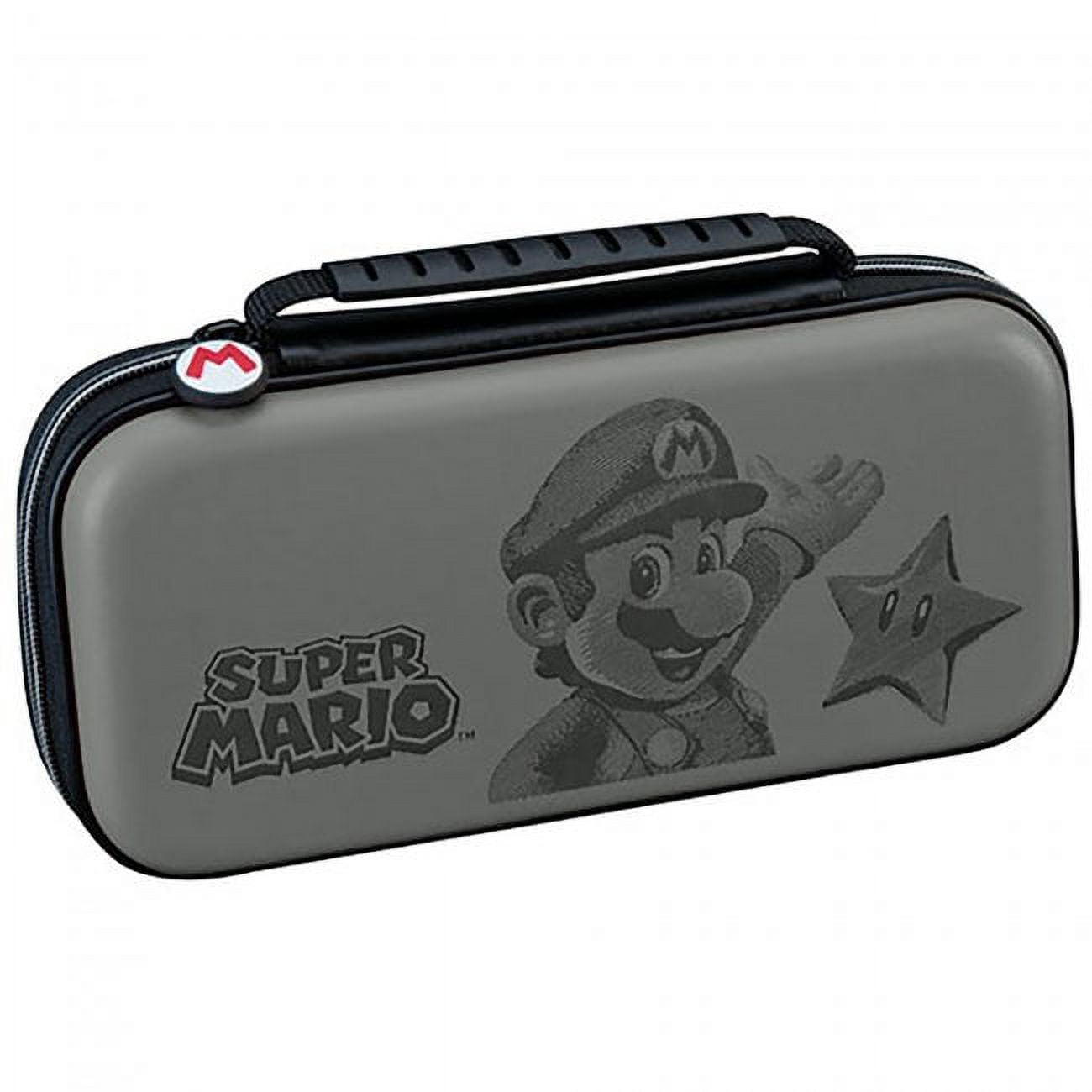 RDS Switch Lite Deluxe Travel Case – Mario Grey Deboss Design, Nintendo ...