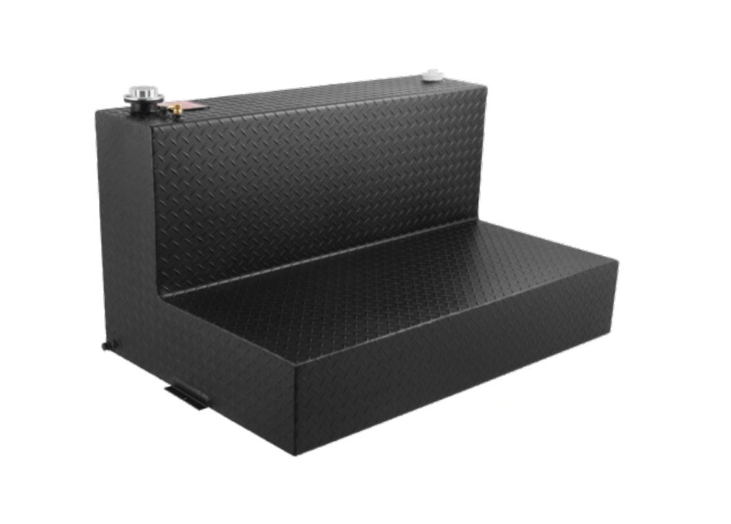 RDS 95 Gallon L-Shaped Diesel/Gasoline Fuel Transfer Tank, Black ...