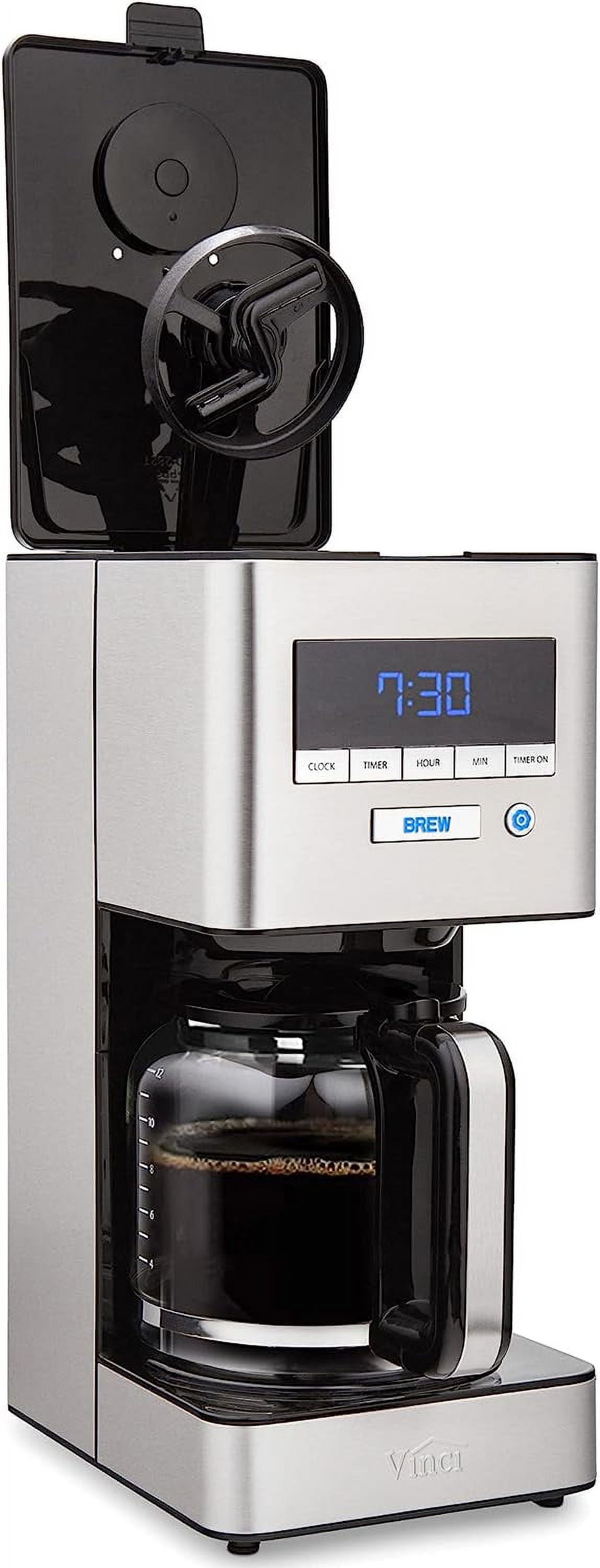 RDT Elite Spinning Sprayhead Coffee Maker | 12-Cup Programmable Coffee ...