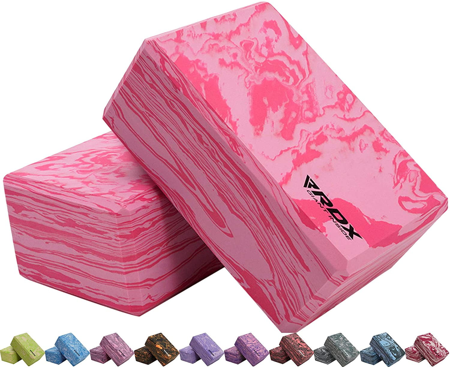 RDX 2 Pack Yoga Block, Non-Slip High-Density Eva Foam, Easy Grip ...