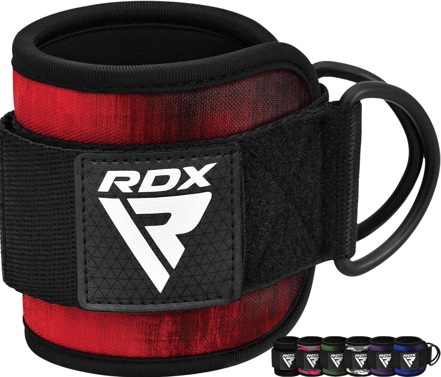 RDX Neoprene Ankle Straps, Steel Double D-Ring, 30CM Gym Cuffs for ...