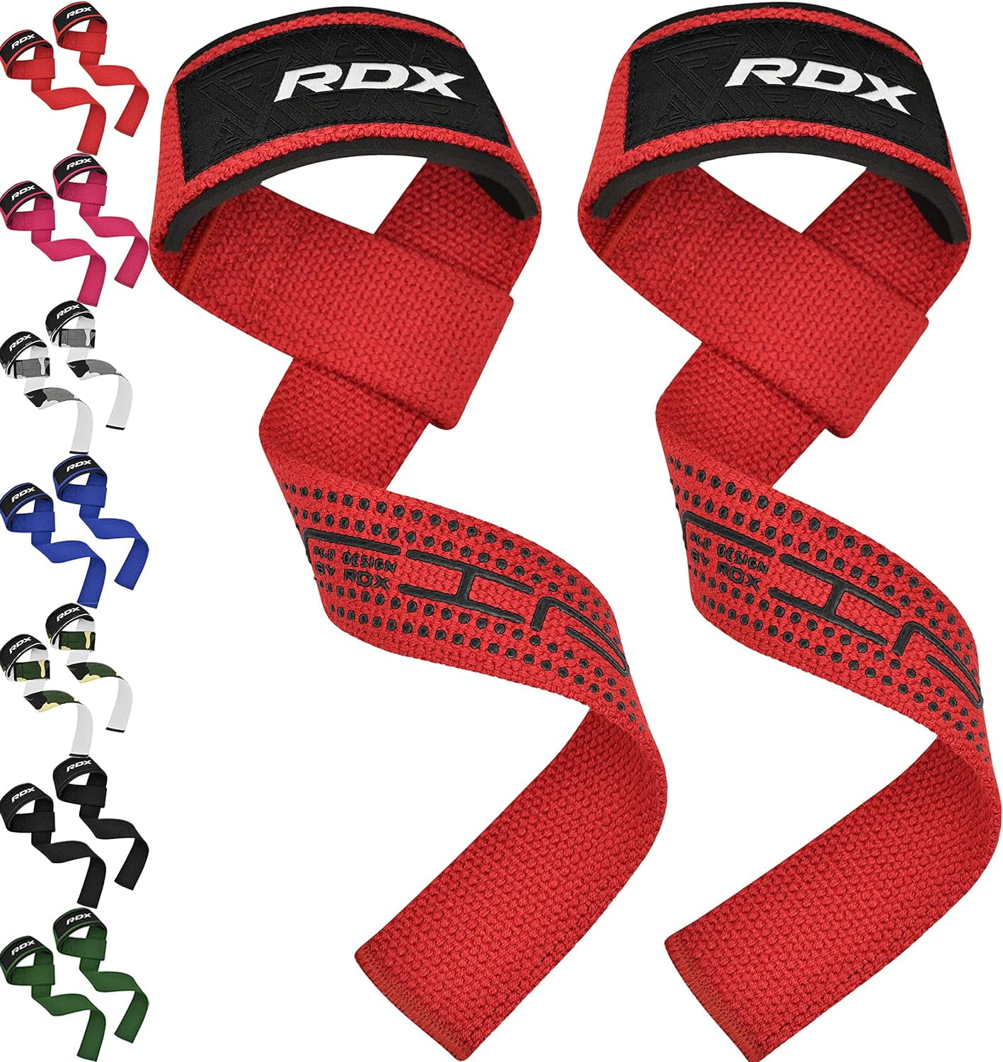 RDX, Weight Lifting Straps, 60cm, Anti Slip Cotton Wrist Support ...