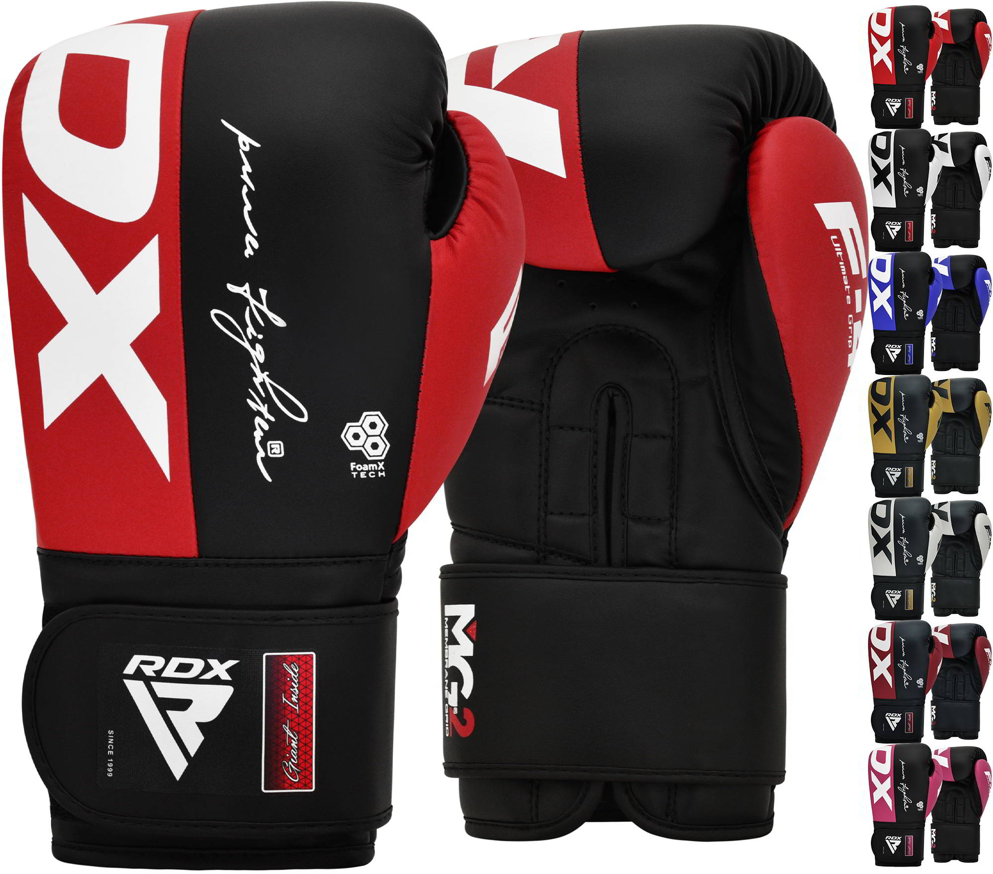 RDX Boxing Gloves Sparring, KARA Patent Training Mitt, MMA, Black,16oz ...