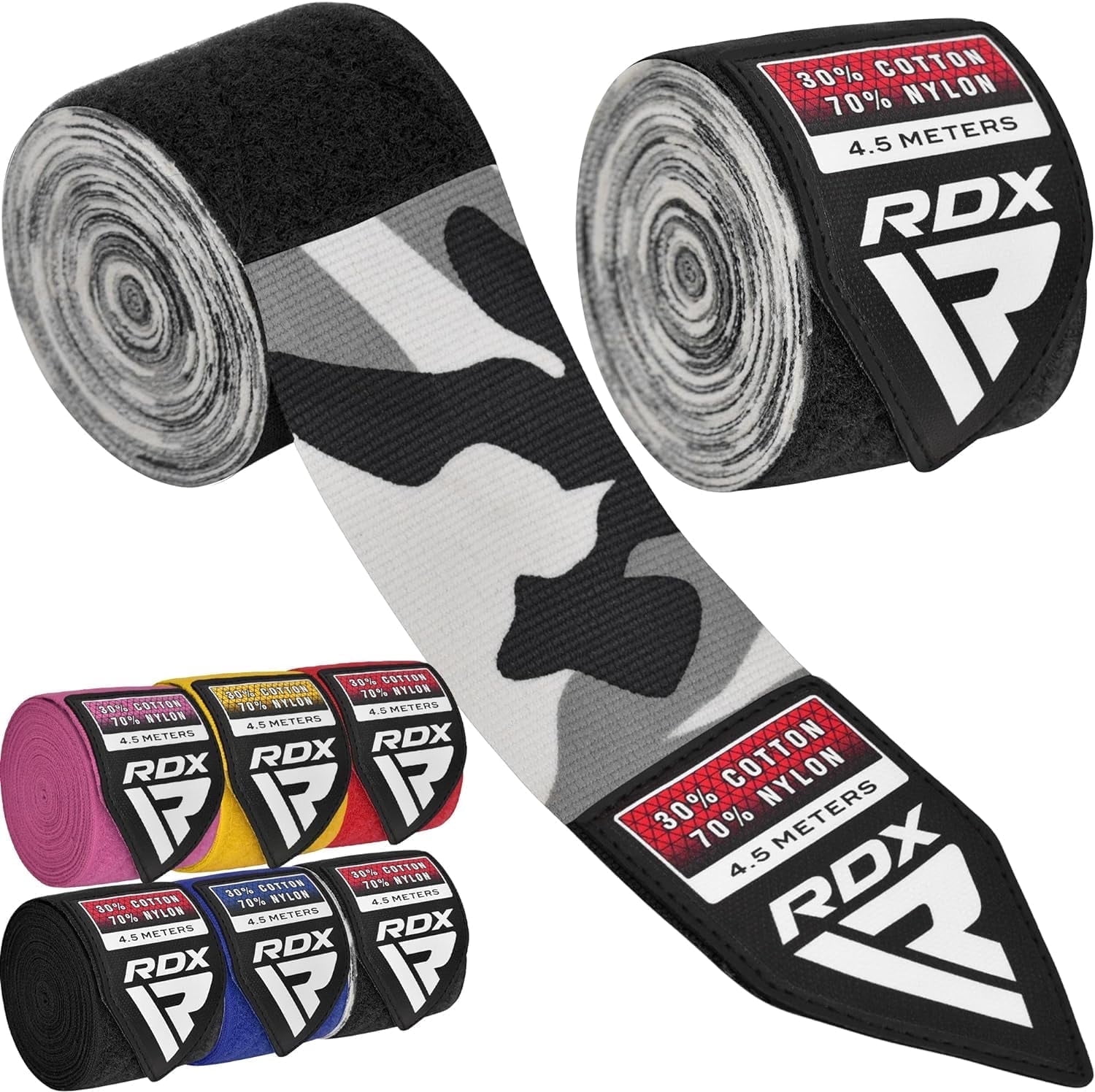 RDX Boxing Hand Wraps 180" | Boxing Wraps with Thumb Loop & Wrist ...