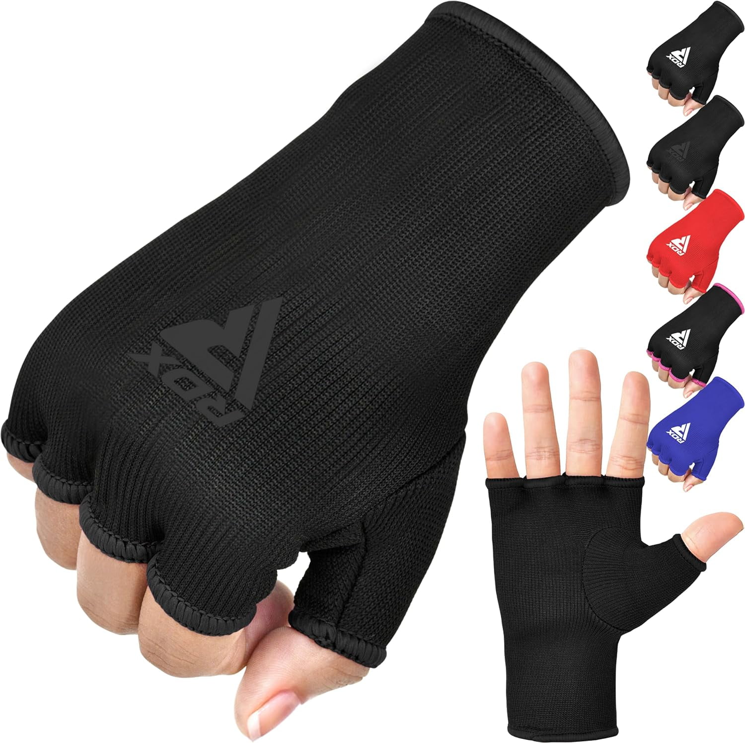 RDX Boxing Hand Wraps Inner Gloves for Punching - Half Finger ...