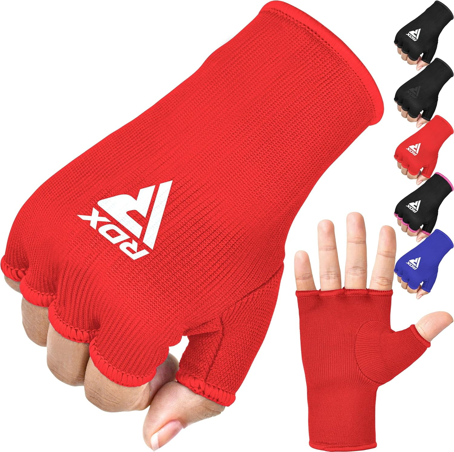 RDX Boxing Hand Wraps Inner Gloves for Punching - Half Finger ...