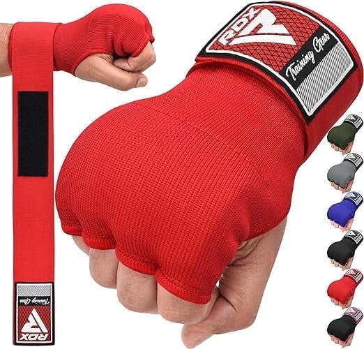 RDX Inner Gloves, Boxing Hand Wraps, Gel Padding, Breathable Polyester ...