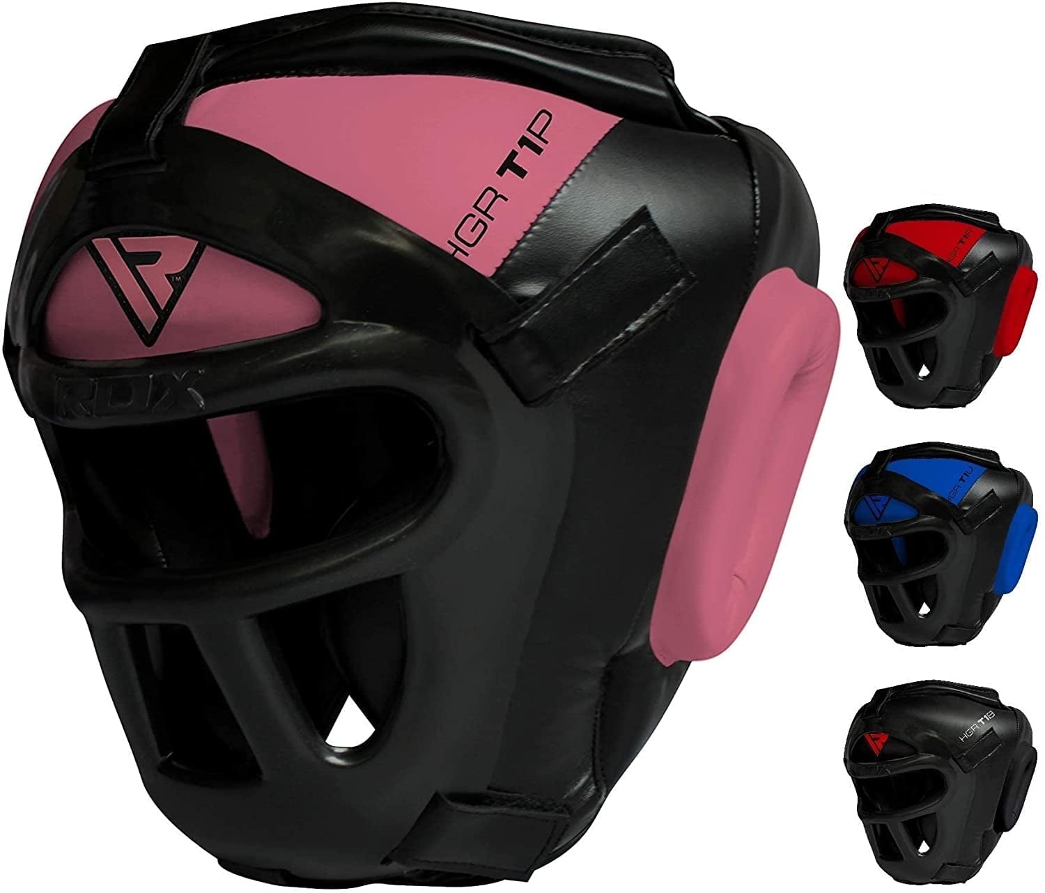 RDX-Boxing-Headgear-MMA-Muay-Thai-Removable-Face-Grill-Pink-XL ...