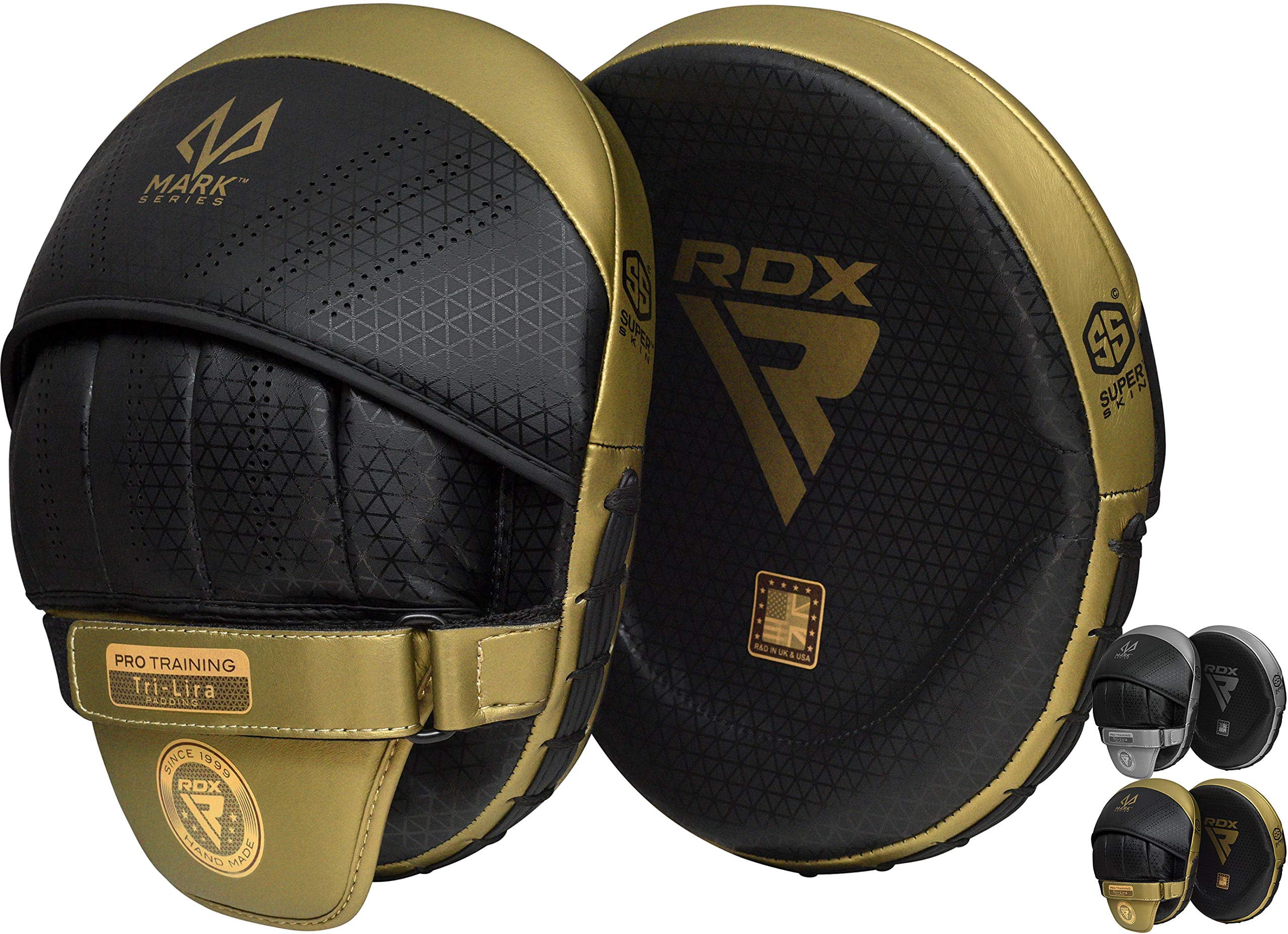 RDX Boxing Pads Curved Focus Mitts, Punching pad, Punching target MARK ...