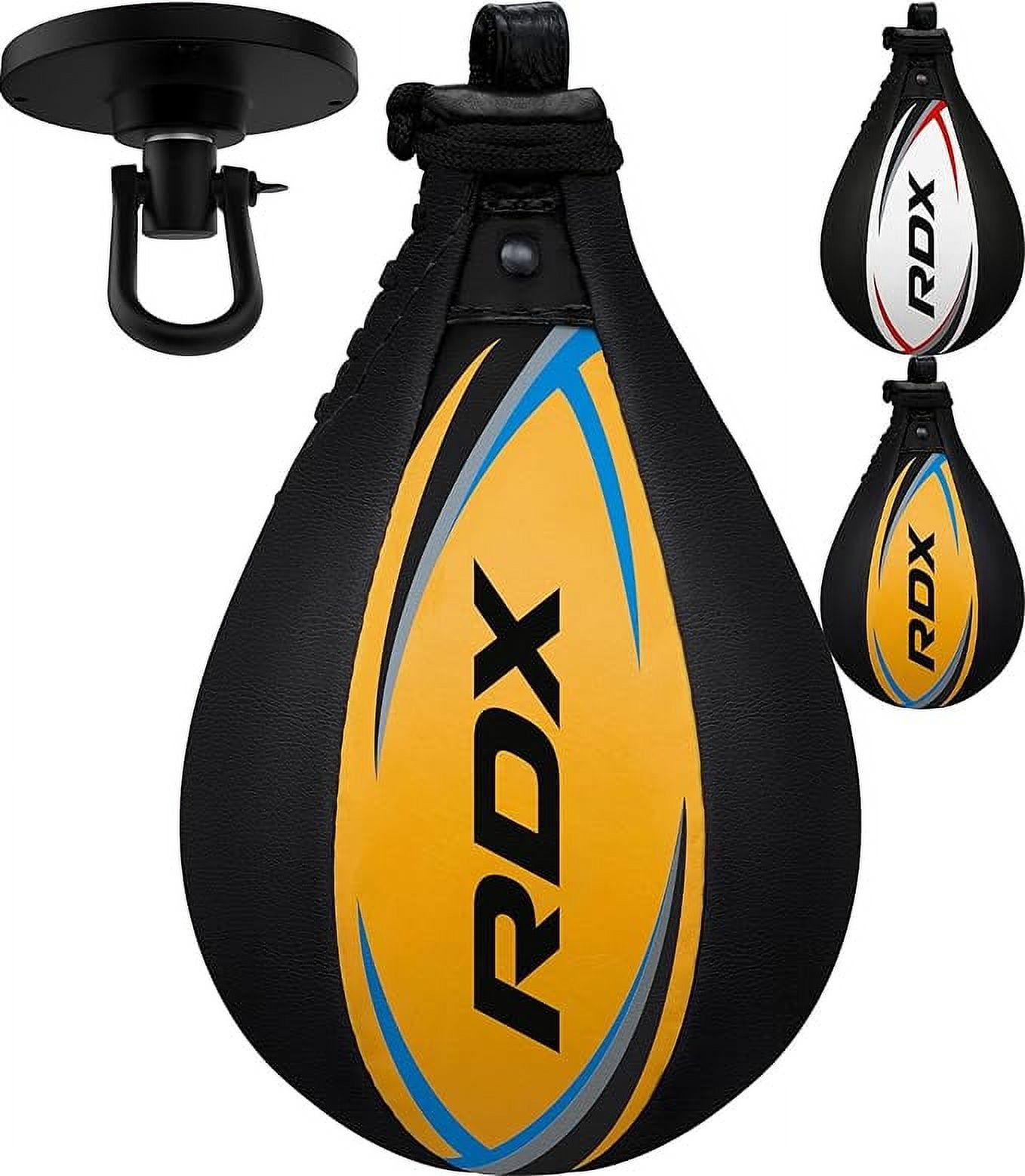 RDX Boxing Speed Bag with Stainless Steel Swivel, Leather Punching ...