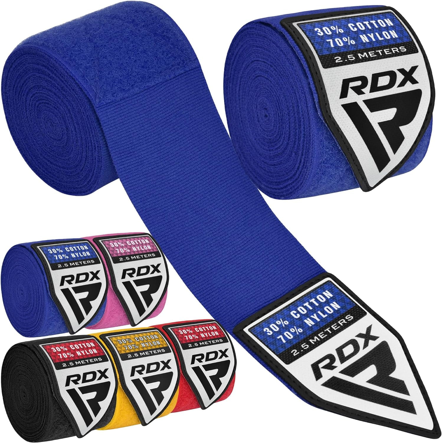 RDX Boxing Wraps Kids 2.5M Inner Gloves, Elasticated Thumb Loop ...