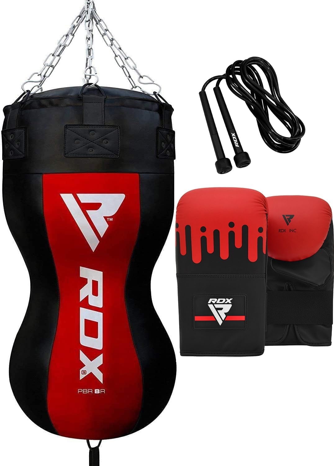 RDX Filled Heavy Punching Bag with Uppercut Kick Boxing Gloves, Bracket ...