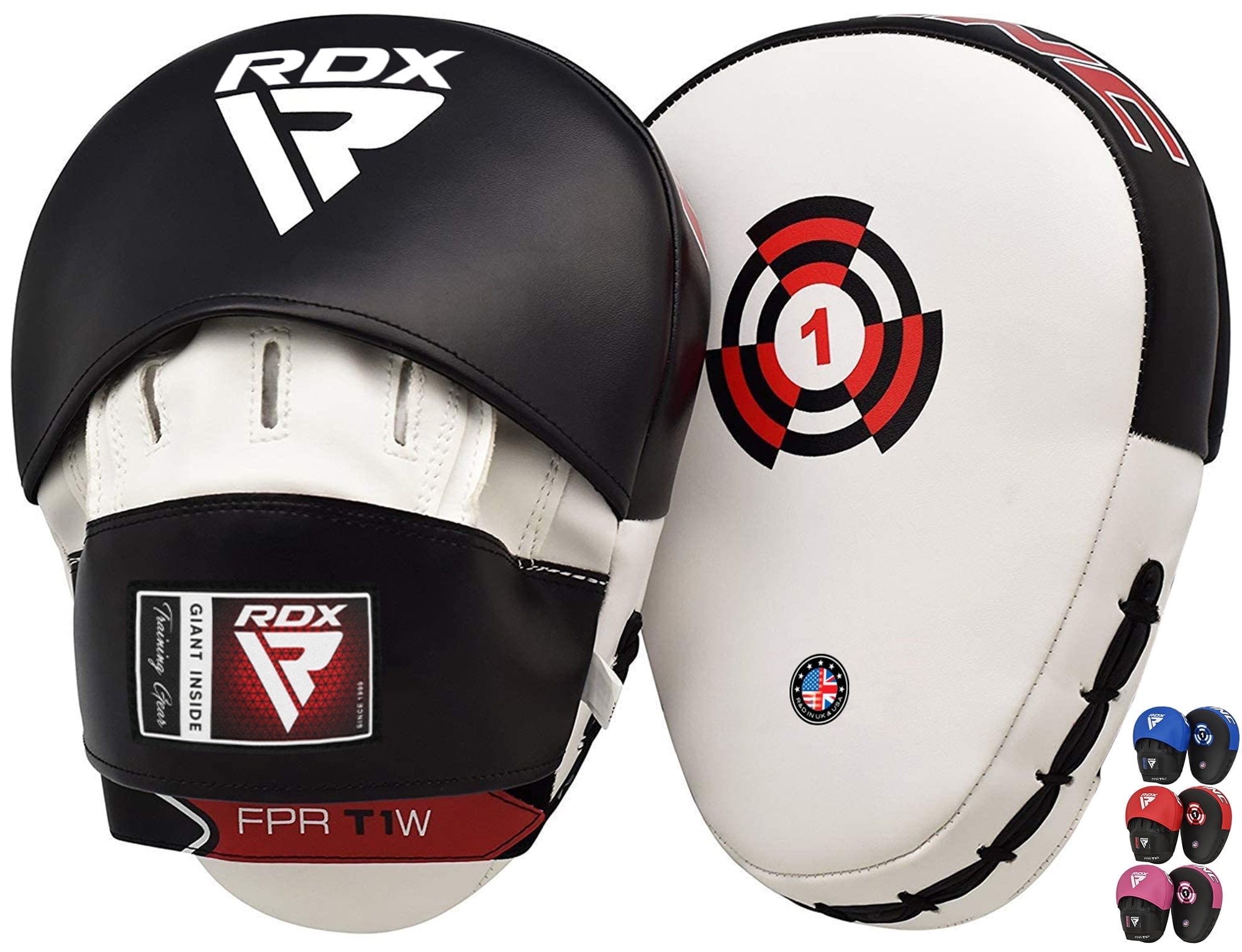 RDX Focus Boxing Punch Mitts, Durable Leather Training Pads, Kickboxing ...