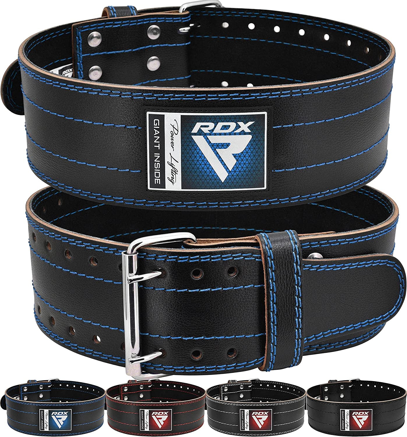 RDX Gym Belt, Weight Lifting Belt, 6mm Leather, Bodybuilding Strength ...