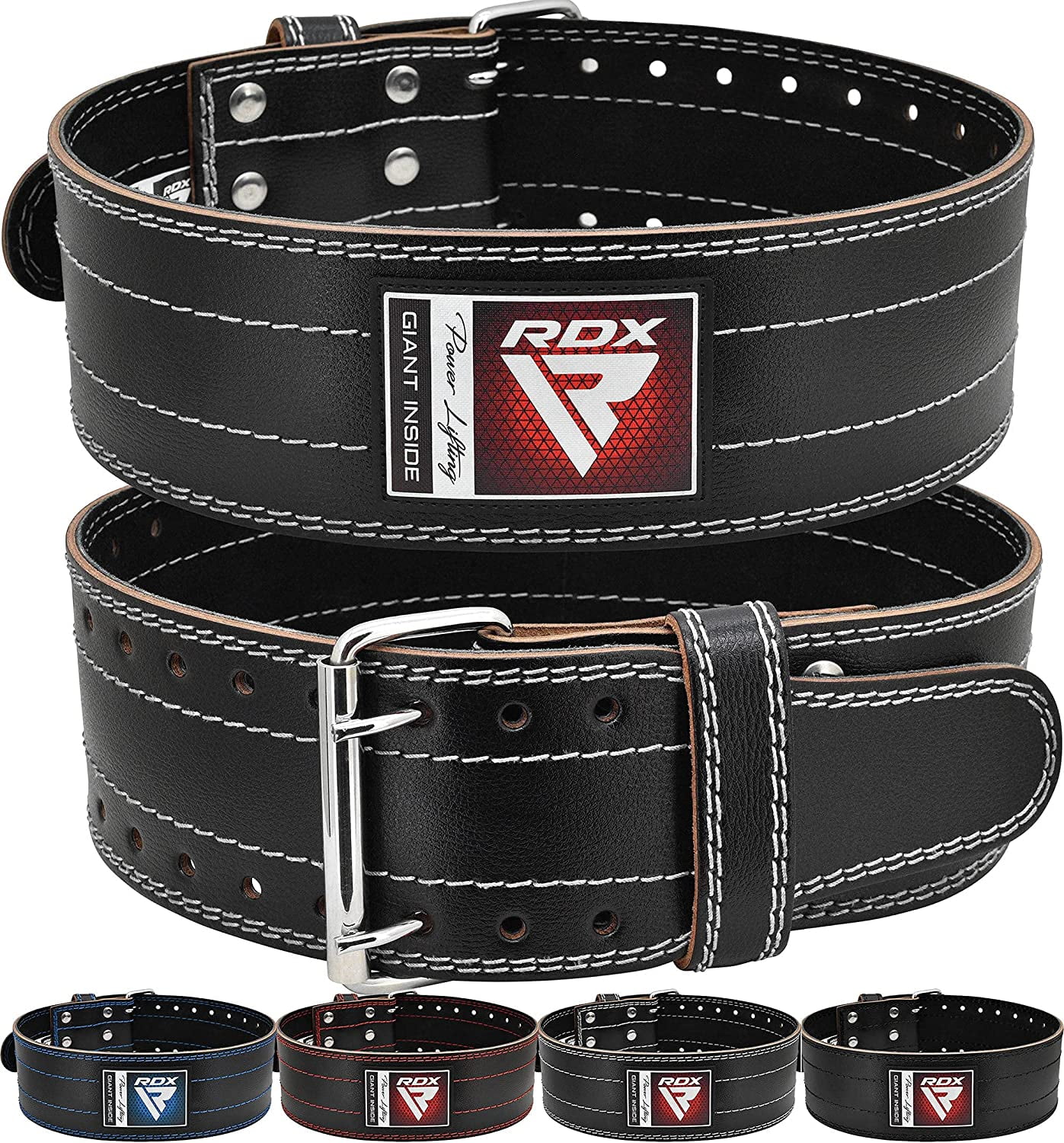RDX Gym Belt, Weight Lifting Belt, 6mm Leather, Bodybuilding Strength ...