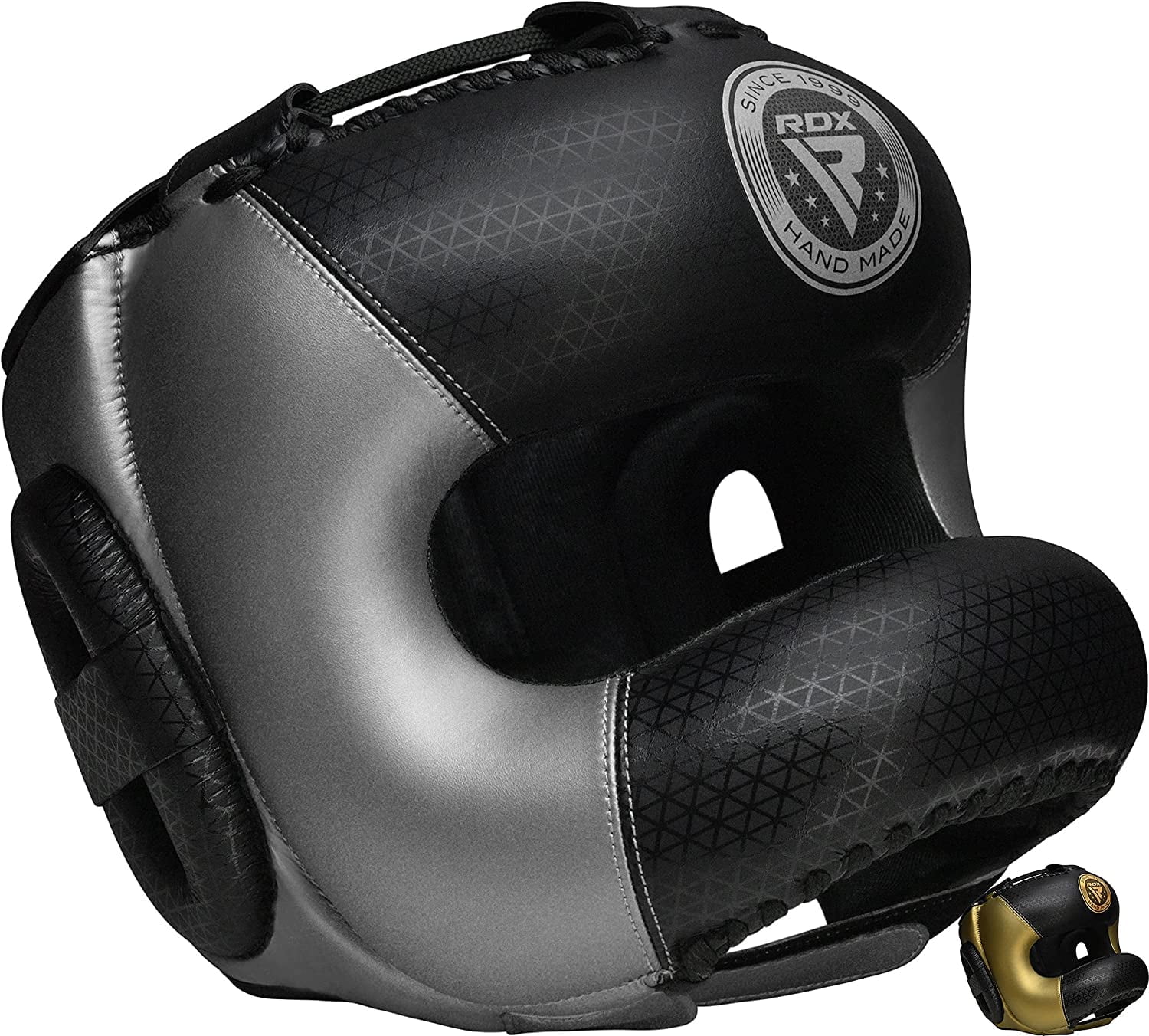 RDX Headgear for Boxing and MMA Training, Maya Hide Leather Mark PRO ...