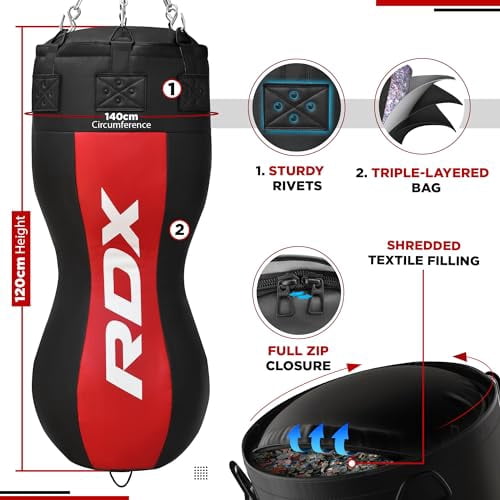 RDX Heavy Boxing Uppercut Punch Bag, Filled Body Punching Bag, Dummy ...