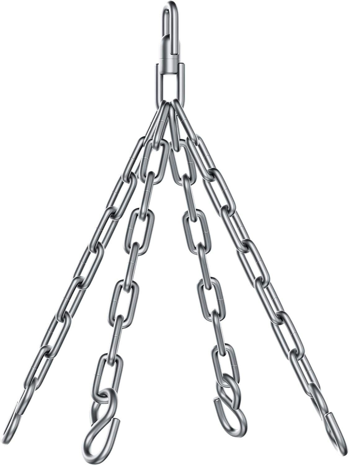 RDX Heavy Duty Boxing Punching Bag Iron 4 Panel Chains Wall Mount ...