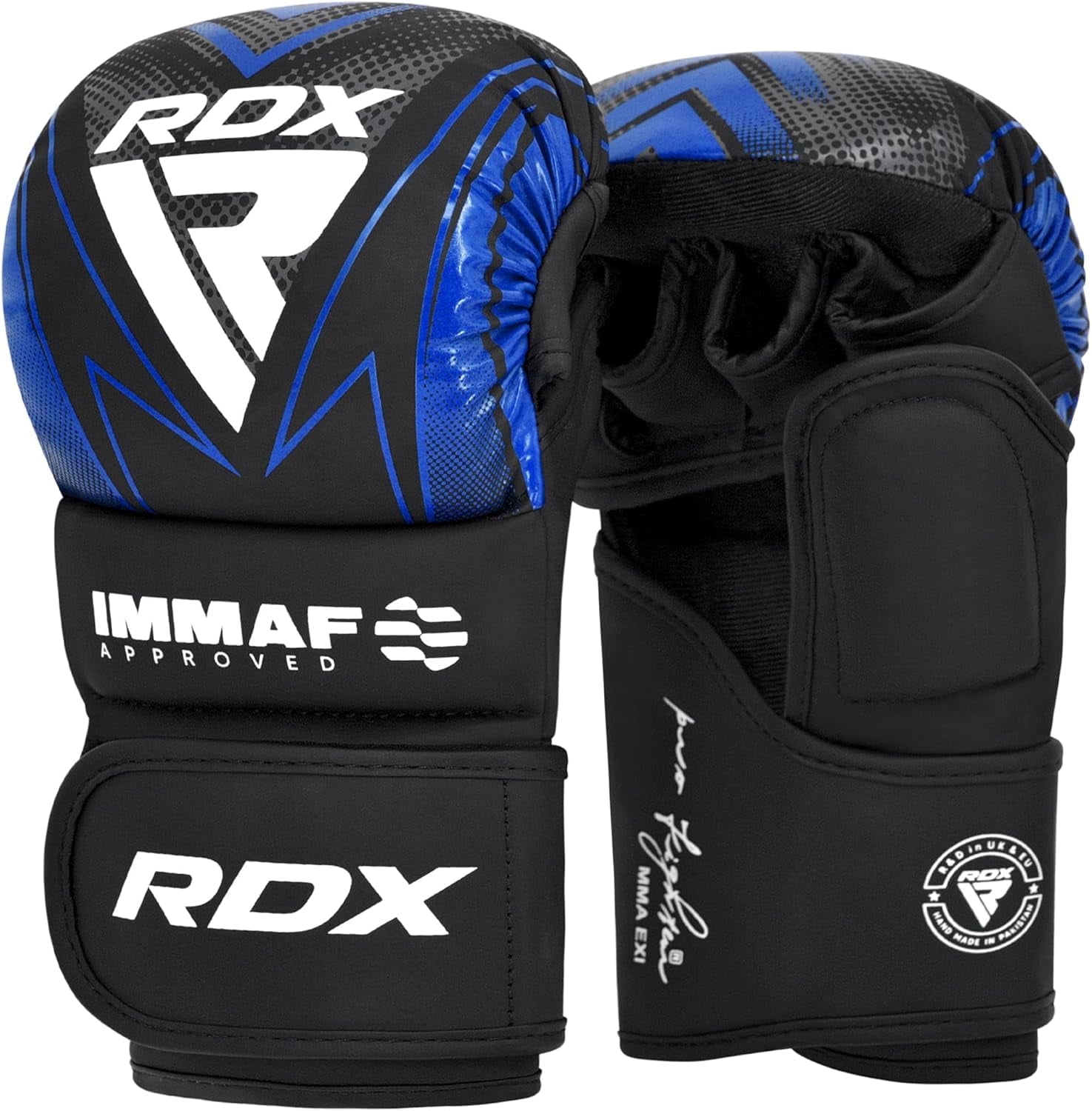 RDX IMMAF Approved Sparring Grappling Gloves, Professional Grade Hybrid ...