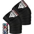RDX Knee Wraps Weightlifting, 78" Elasticated Straps for Gym Workout ...