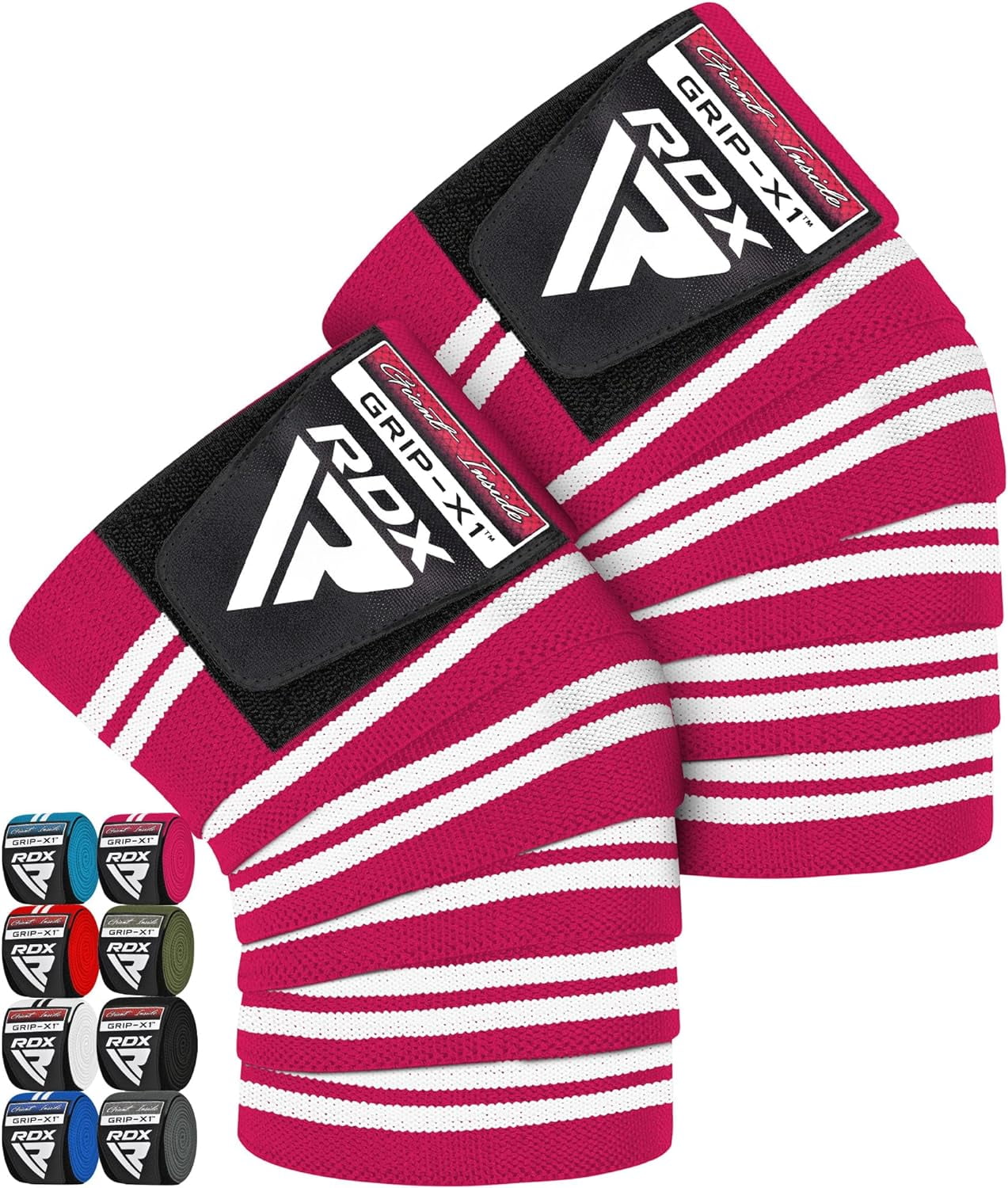 RDX Knee Wraps Weightlifting, 78 Inch Elasticated Pure Cotton ...