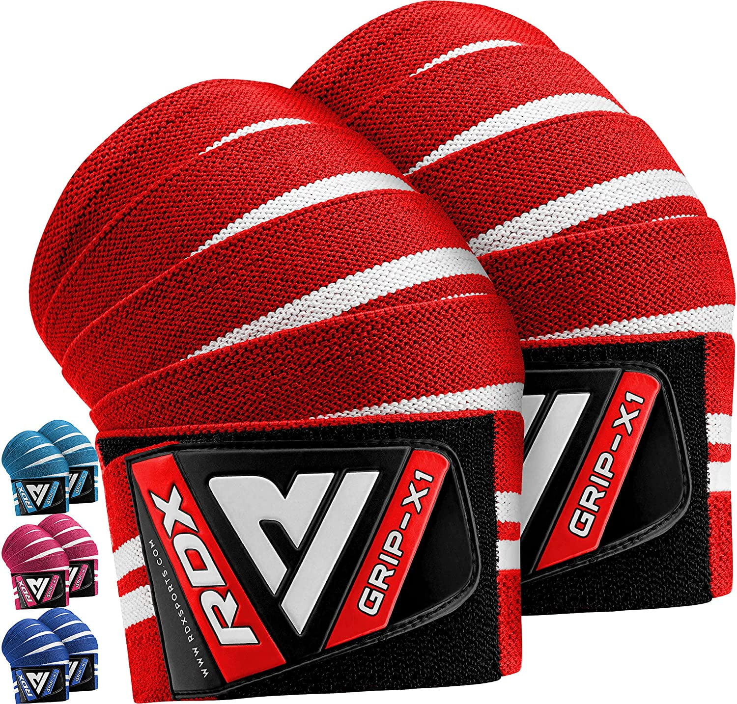 RDX Knee Wraps Weightlifting, 78 Inch Elasticated Pure Cotton ...