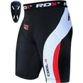 RDX MMA Thermal Compression Shorts Groin Cup Boxing Training Guard Base ...