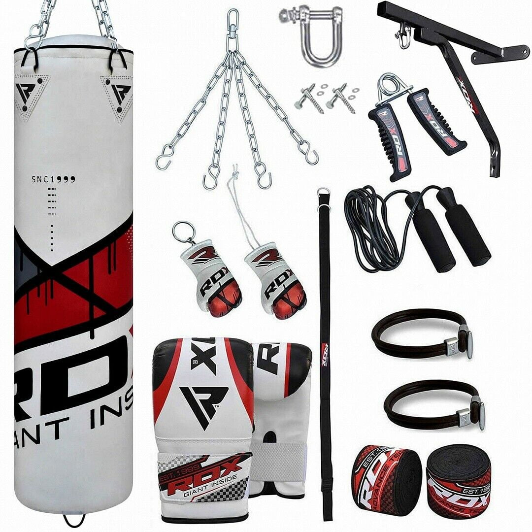 RDX Punching Bag for Boxing Training, 5ft 4ft Filled Heavy Bag Set with ...