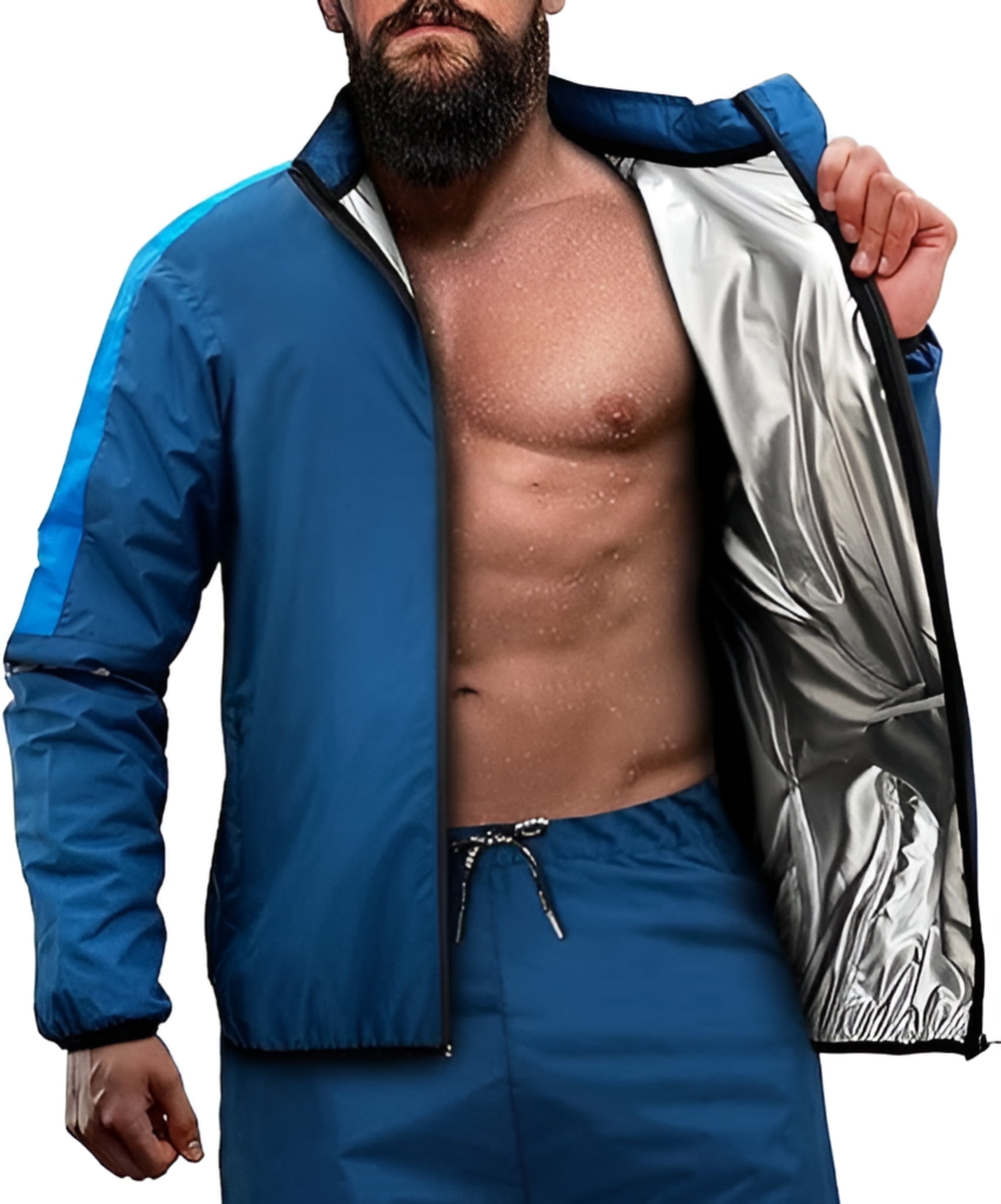 RDX Sauna Suit Weight Loss, Full Body Sweat Heat Suit, Anti Rip Long ...