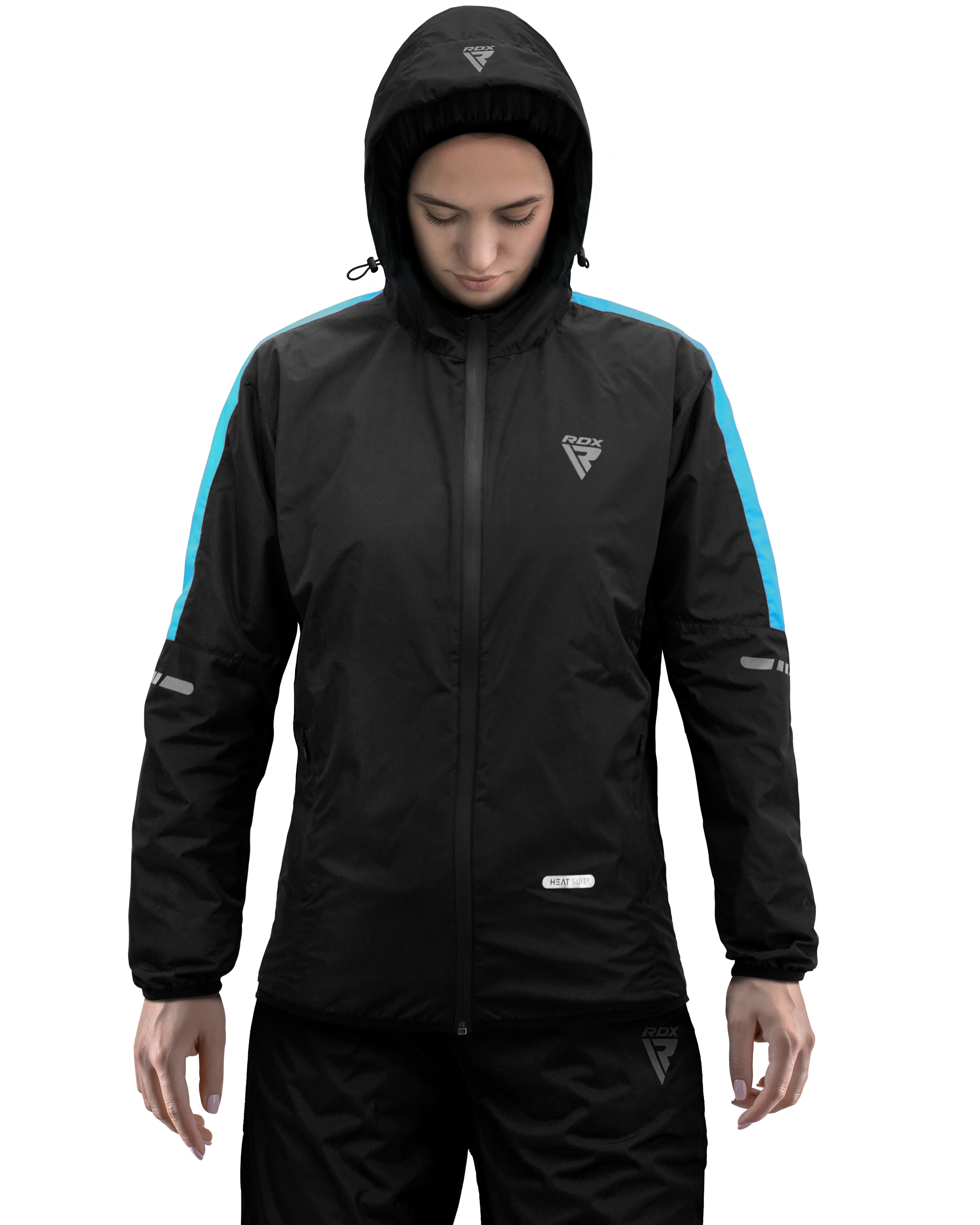 RDX Sauna Suit Weight Loss, Full Body Sweat Heat Suit with Hood, Anti ...