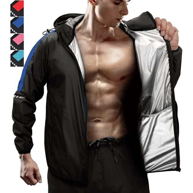 RDX Sauna Suit for Adults, Heavy Duty Athletic Sweat Suit for Exercise ...