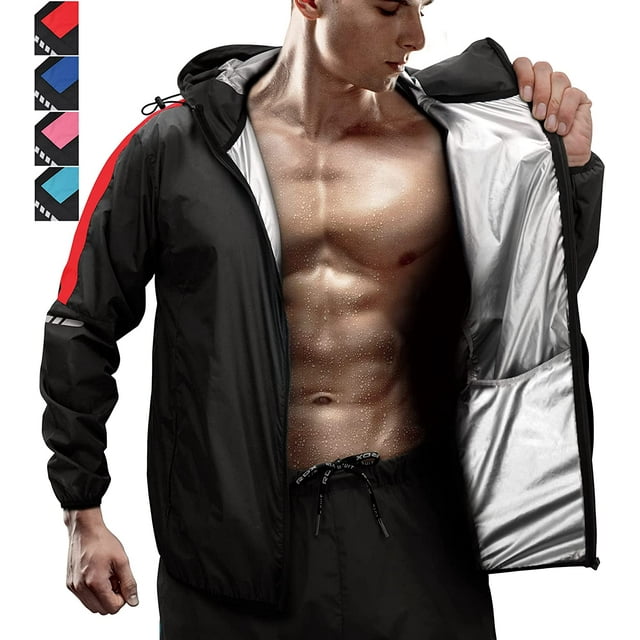 RDX Sweat Suit with Hoodie, Anti-Rip, Weight Loss, Gym Fitness, MMA ...