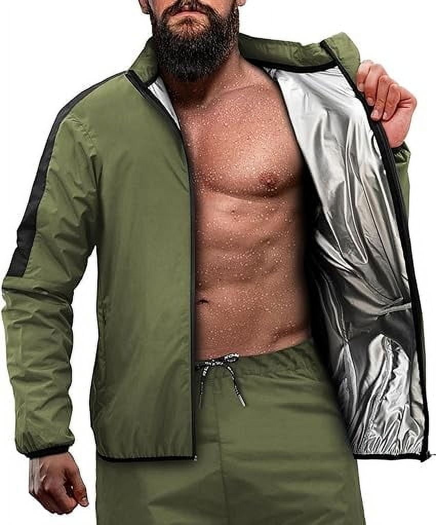 RDX Sauna Suit Weight Loss, Full Body Sweat Heat Suit, Anti Rip Long ...