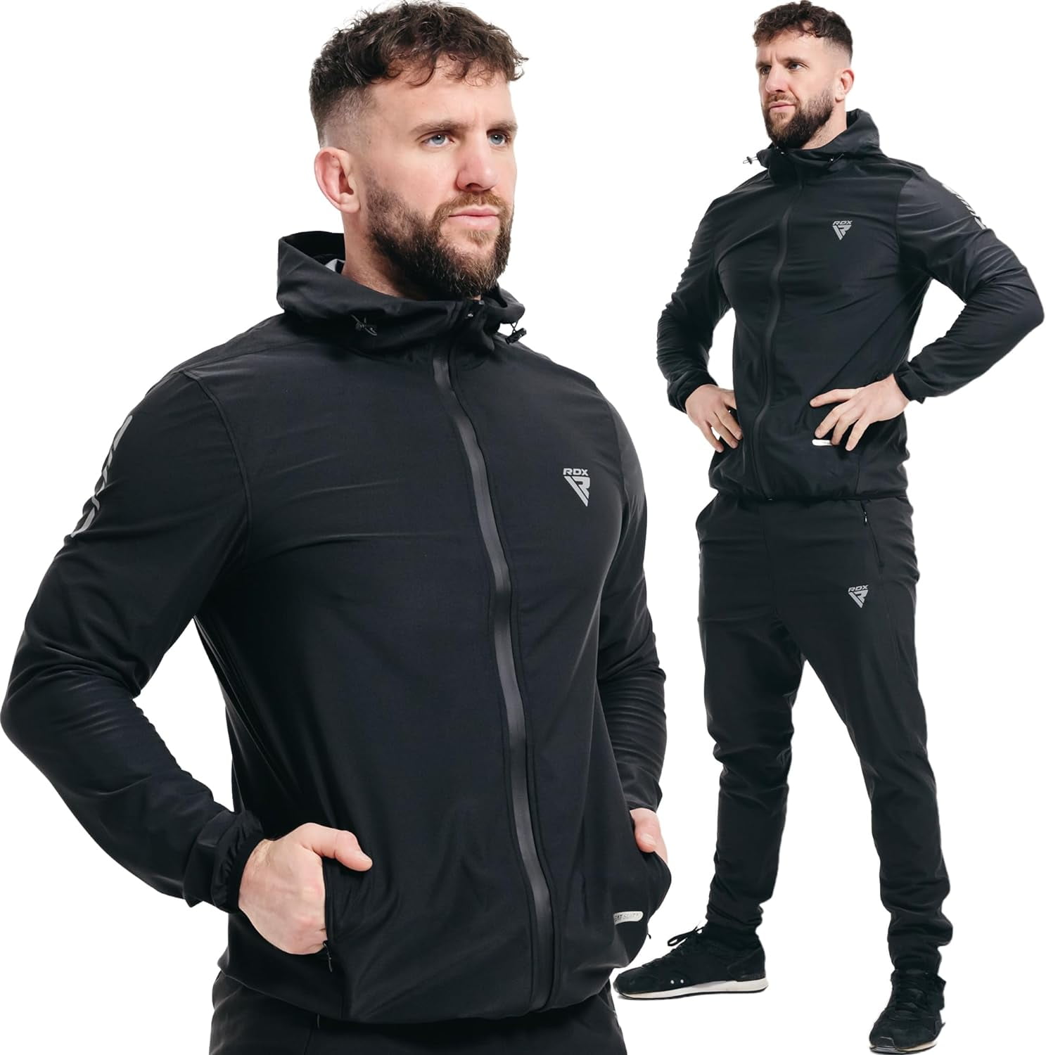 RDX Sauna Suit With Hood, Full Body Heat Weight Loss Suit, Anti Rip ...