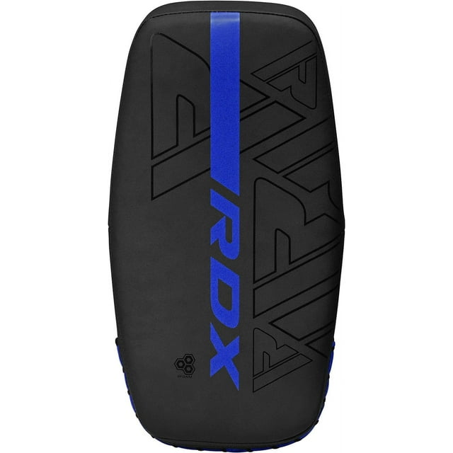 RDX Thai Pads Curved Kickboxing Muay Thai with Solid Handle Grip, Maya Hide Leather KARA Strike ...