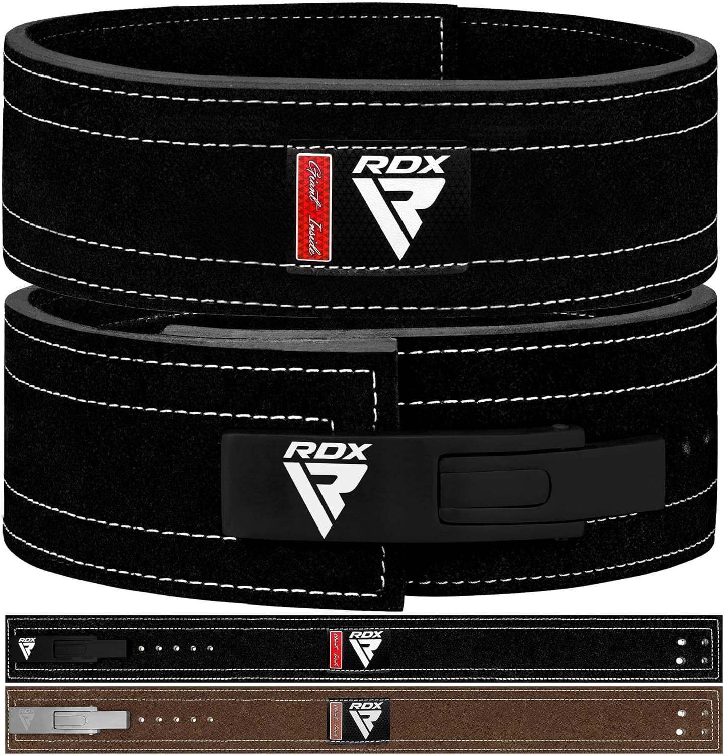 RDX 10mm Weightlifting Belt: 4 Inch Support, Lever Buckle, IPL & USPA ...