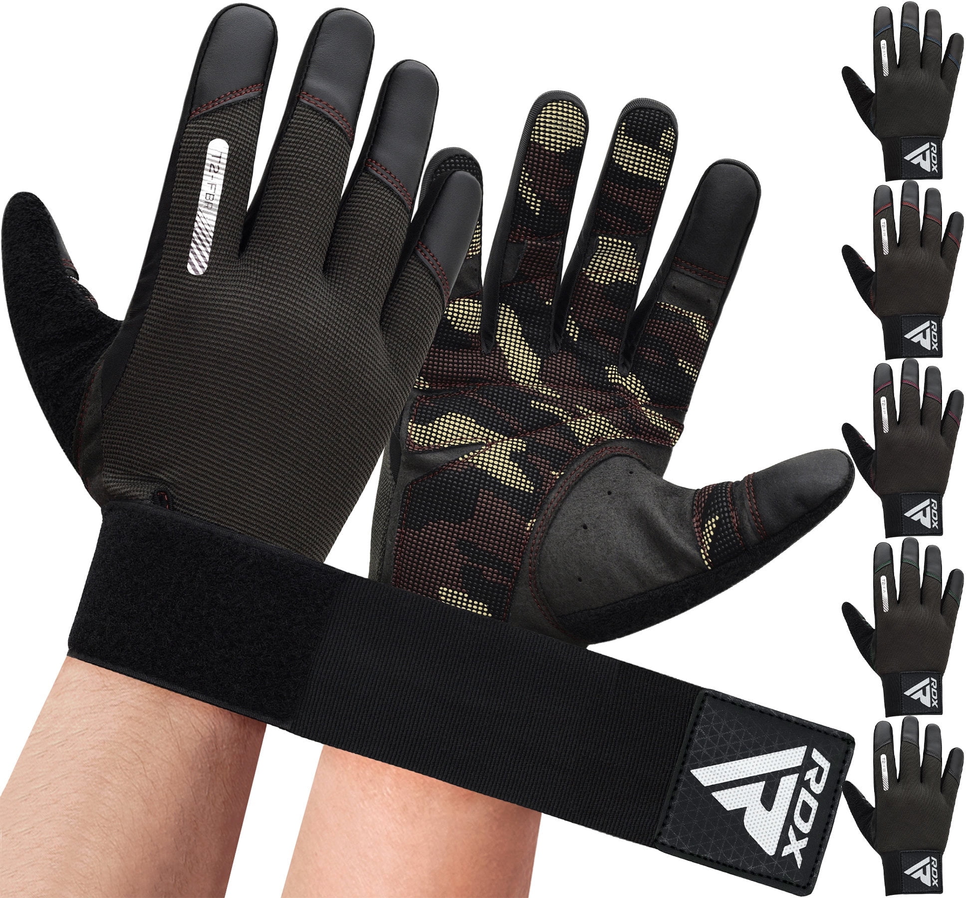 RDX Weight Lifting Gloves for Gym ,Full Finger Padded Gym Gloves ...