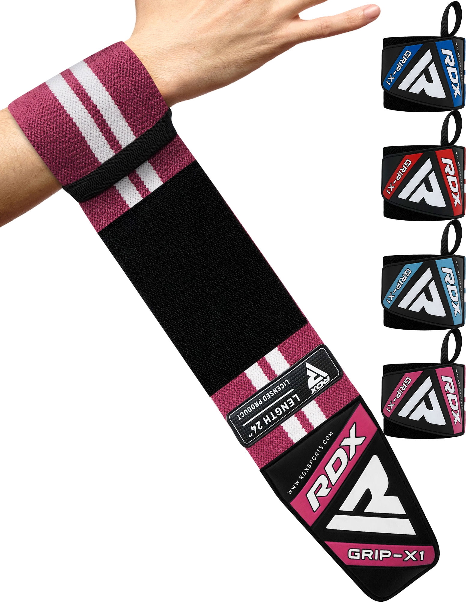 RDX Weight Lifting Wrist Support Wraps, Elasticated Straps for Strength ...