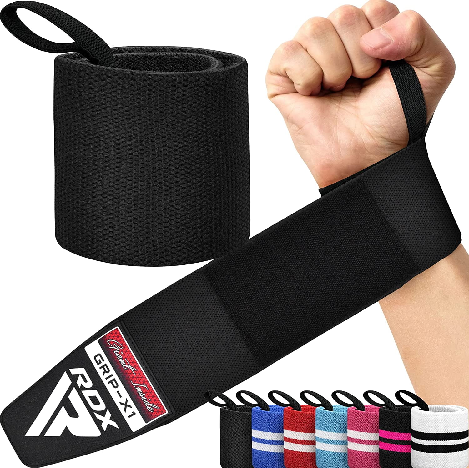RDX Weight Lifting Wrist Support Wraps, IPL USPA Approved, Elasticated ...